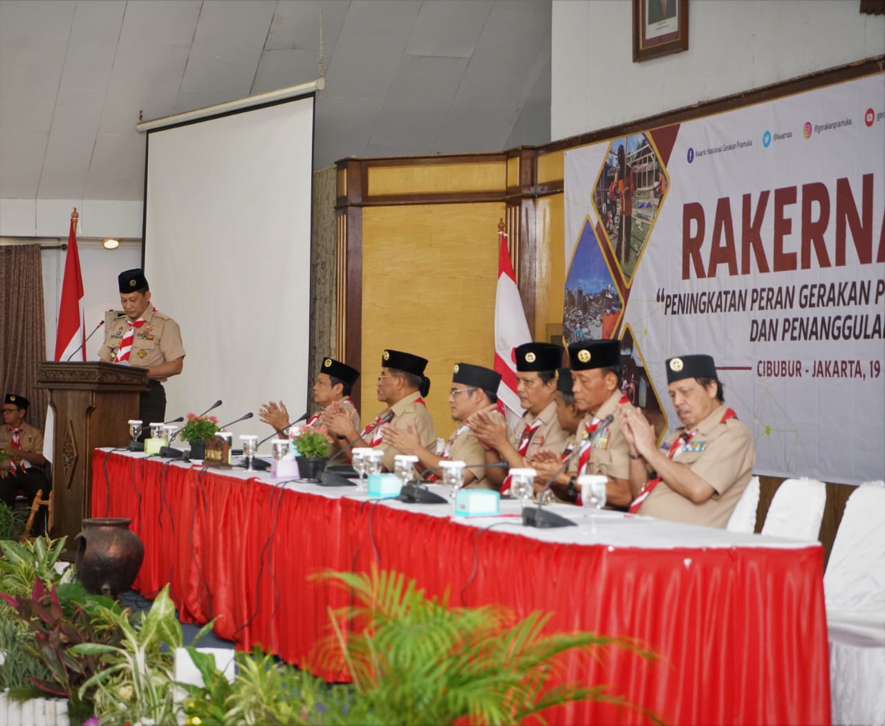 Ka Kwarnas Menutup Rakernas Gerakan Pramuka – Warta Pramuka