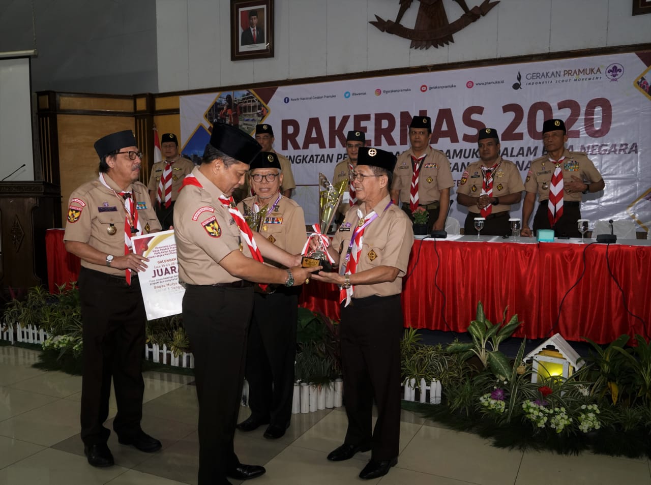 Ka Kwarnas Menutup Rakernas Gerakan Pramuka – Warta Pramuka